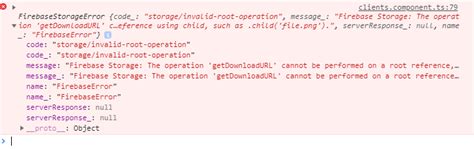 angularfirestorage getdownloadurl is not handling the error properly · issue 2038 · angular