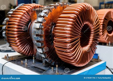 Industrial Transformer At Plant An Electrical Substation Royalty Free