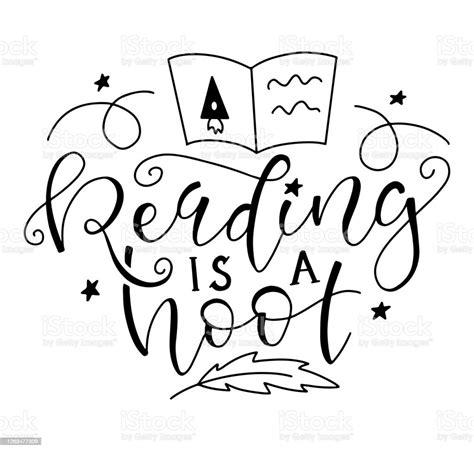 흰색 배경에 고립 된 검은 글자 독서는 농담입니다 포스터 사진 오버레이 카드 티셔츠 프린트 및 소셜 미디어에 대한 서예 0명에 대한 스톡 벡터 아트 및 기타 이미지 Istock