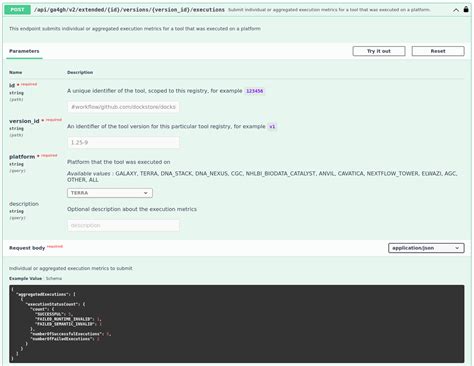 Workflow Metrics — Dockstore Documentation