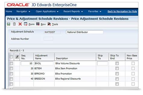 JD Edwards Order Management Oracle