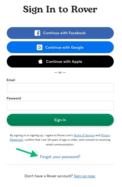 How Do I Reset My Password Rover Help Centre
