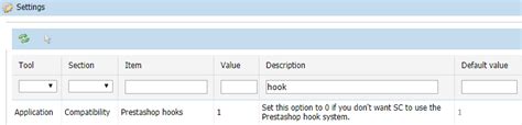 prestashop hooks in store commander prestashop