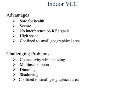 Ppt Prof Brandt Pearce Lecture 4 Visible Light Communications Powerpoint Presentation Id