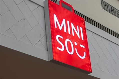 Mini Sou Signage On The Front Of The Shop Editorial Photo Image Of