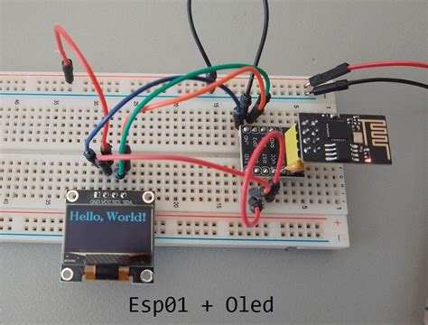 Connect Esp01 To An Oled Display Edgemicrotech