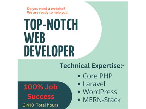 Seasoned Phplaravel Developer Mern Experience Upwork