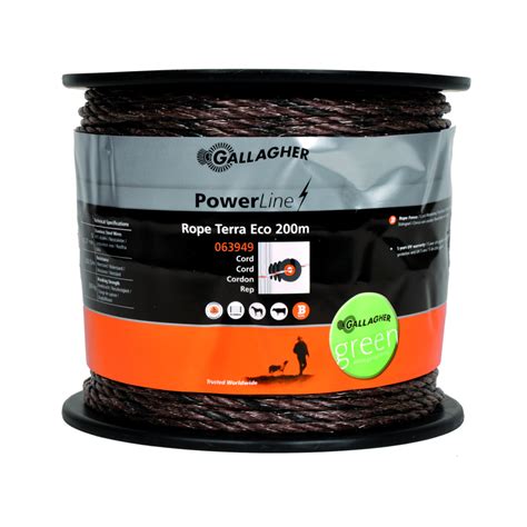 Gallagher Economyline Cord Terra 200m Webshop De Dreve