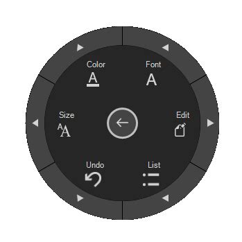 Style In Windows Forms Radial Menu Control Syncfusion