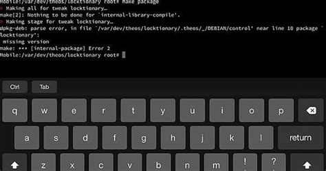 Make Package Error Rjailbreakdevelopers