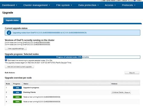 OneFS Drain Based Upgrade Unstructured Data Quick Tips