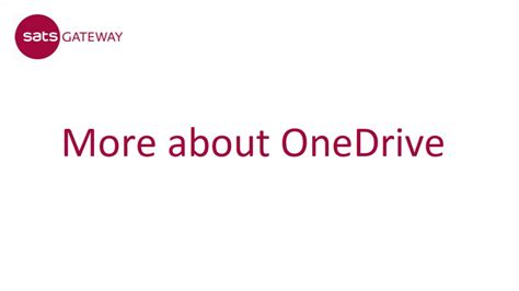 Use Of Onedrive Youtube