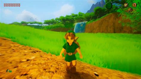 虚幻5重制《塞尔达：时之笛》新演示 平原美景展示 小小游戏网