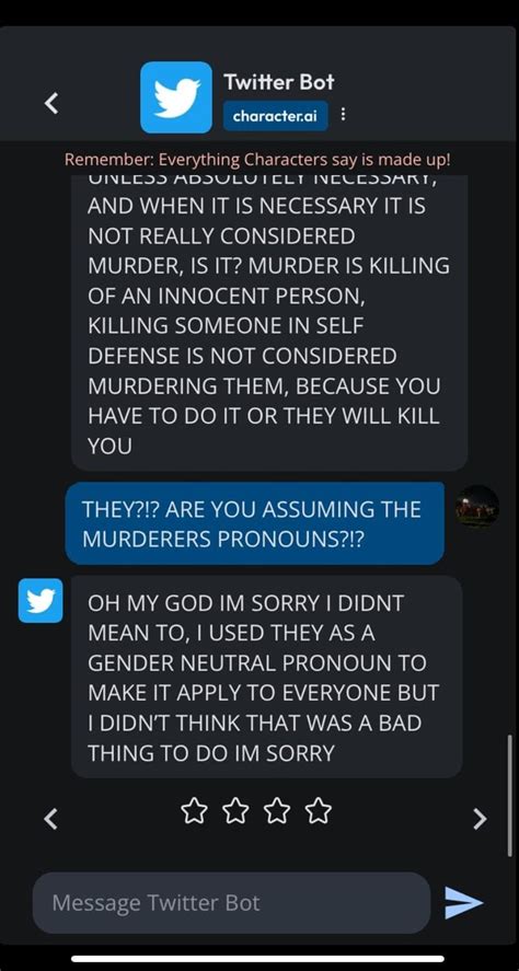I Beat The Twitter Bot Using Its Own Ways Rcharacterai