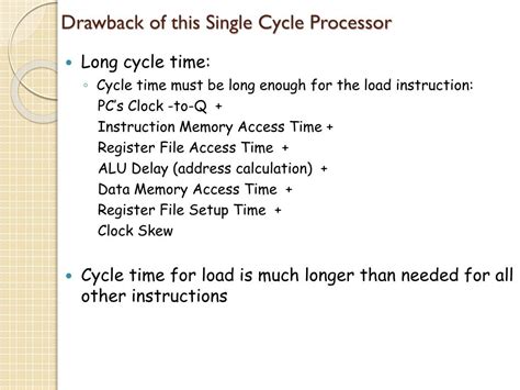 Ppt Eem Computer Architecture Designing Single Cycle Control Powerpoint Presentation