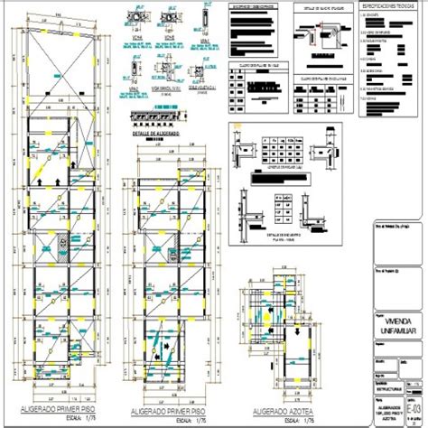 Column Detail Cad Drawing