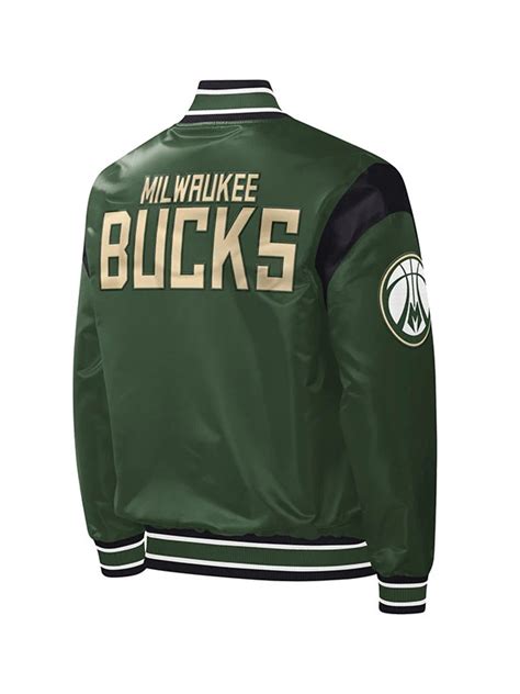 Milwaukee Bucks Sarter Force Play Satin Jacket