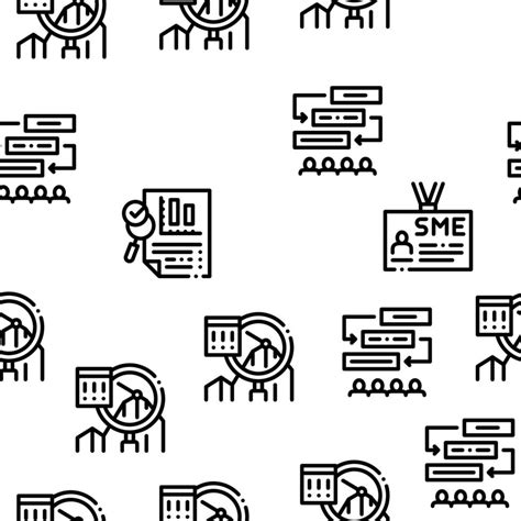Sme Business Company Seamless Pattern Vector 17389629 Vector Art At Vecteezy