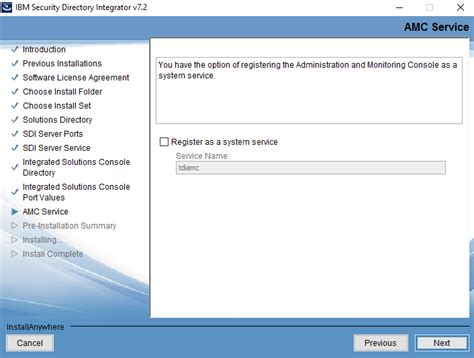 Installing Security Directory Integrator 72