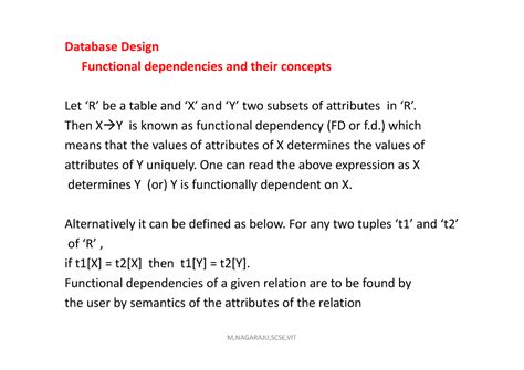 3 Database Design Functional Dependency C In DBMS Systems For