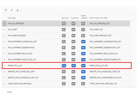 custom attributes for print pick lists in ifs cloud 23r2 ifs