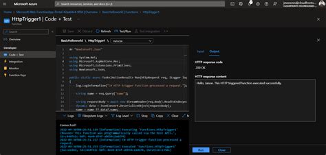 Create Your First Azure Function Using The Azure Portal Cloudfronts