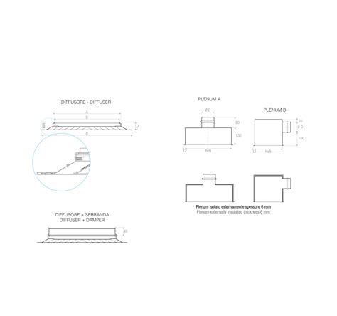Tecnogas Square Diffuser