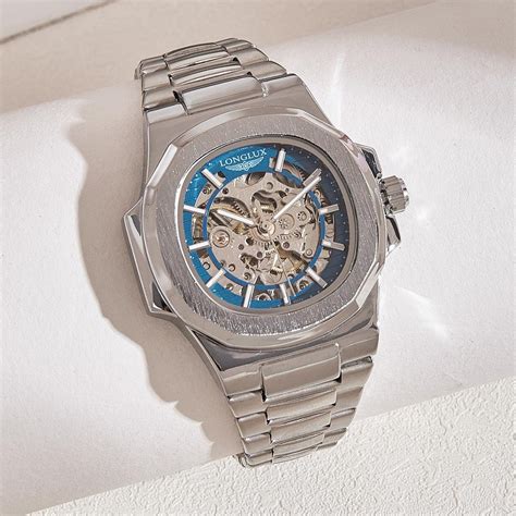 Longlux Nautilus Mens Watch Automatic Business Wristwatch Trendy