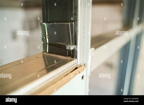 Incorrect And Poor Quality Connection Of A Metal Profile In A Frame Plasterboard Partition