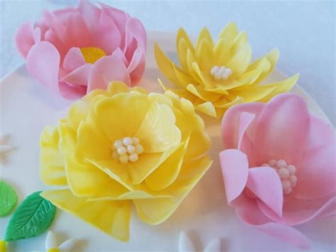 케이크장식2 초콜릿 꽃 만들기 초콜릿만들기 모란 수련 네이버 블로그