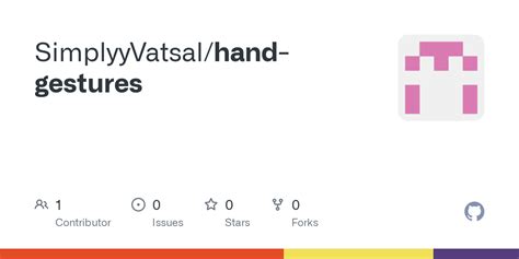 Github Simplyyvatsal Hand Gestures