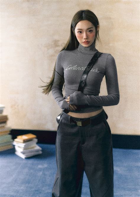Lldc Low Rise Wide Leg Pants Laluneduciel