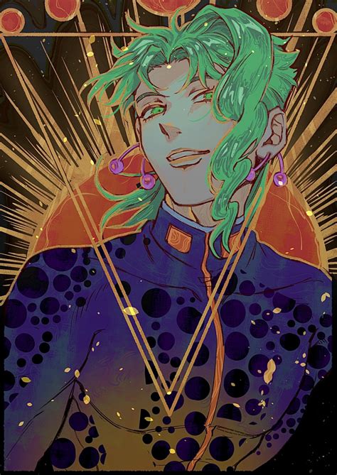 Safebooru 1boy Absurdres Alternate Hair Color Earrings Gakuran Green Eyes Green Hair Highres