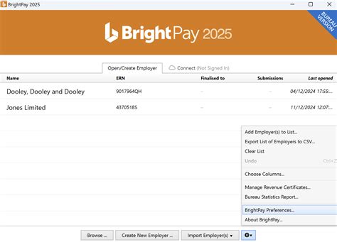 Setting Up Brightpay For Multiple Users Brightpay Documentation