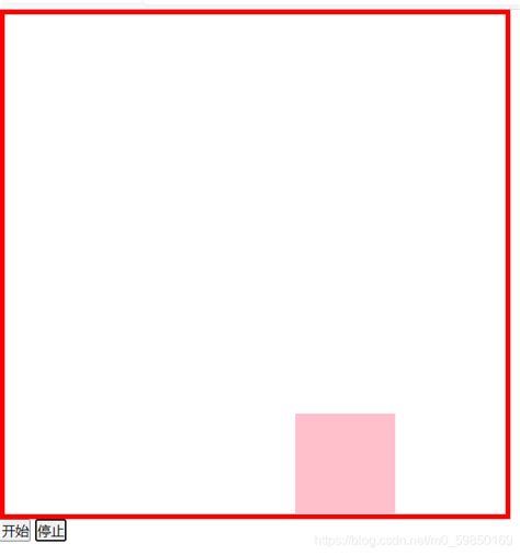 Javascript实现跑马灯：点击开始，小盒子在大盒子内部四周绕着跑；到某一个时间后。会自动停止；点击停止，则停止。js定时器走马灯停止几秒 Csdn博客