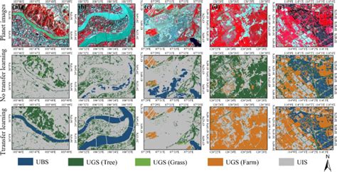Fine Grained Urban Blue Green Gray Landscape Dataset For 36 Chinese Cities Based On Deep