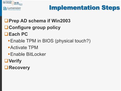 Bit Locker Drive Encryption How It Works And How It Compares Pptx