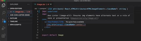 shift further left deque s axe linter for vs code deque