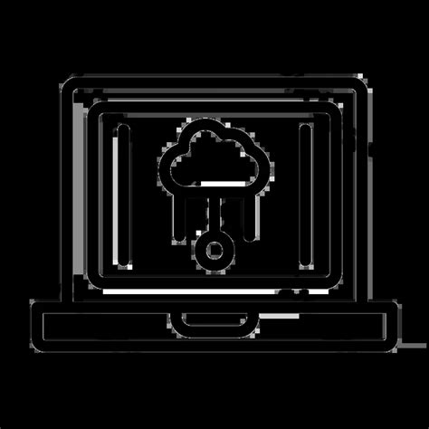 Computer Icon Vector Computational Line Png Images Ai Free Download