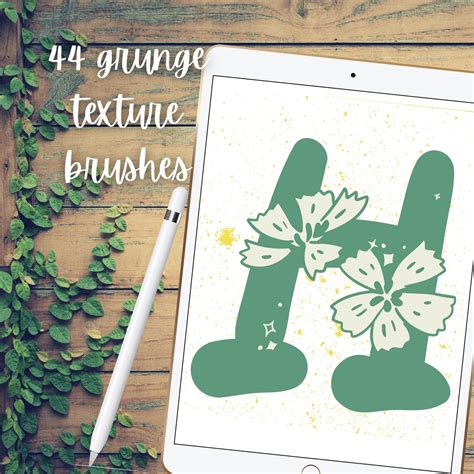 239 Lettering Grids Procreate Brushes Includes Letter Etsy