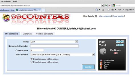 Blogfolio De María Daiana Frare Agregar Un Contador De Visitas A Nuestro Espacio