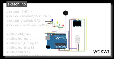 Sensor Suhu And Sensor Suara Copy Wokwi Esp32 Stm32 Arduino Simulator