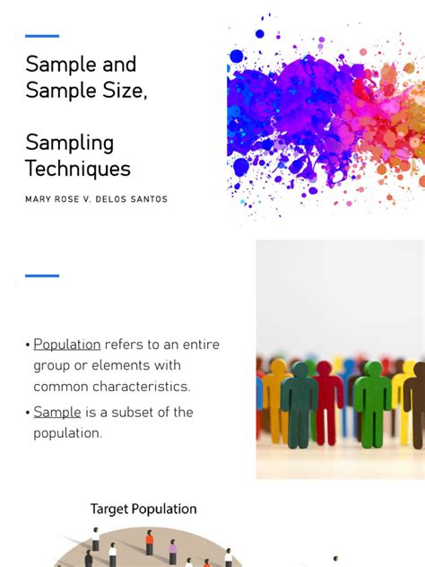 Sample And Sample Size Sampling Techniques Pdf