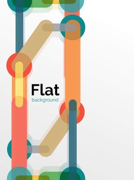 Premium Vector Colorful Connected Lines On White Abstract Background