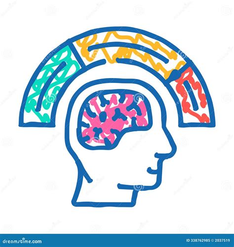 Cognitive Load Ux Ui Design Icon Doodle Illustration Stock Illustration Illustration Of Vector