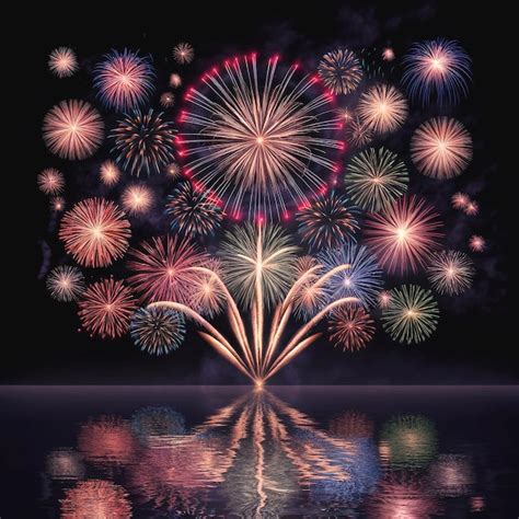Premium Photo Fireworks Display