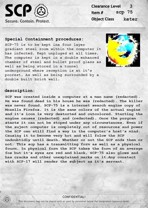 Scp Document 2 By Noble0art On Deviantart