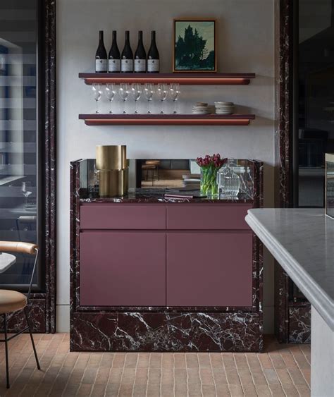 Rosso Levanto Marble Bar Wine Bar Styling Burgundy Bar Cb2 Wine