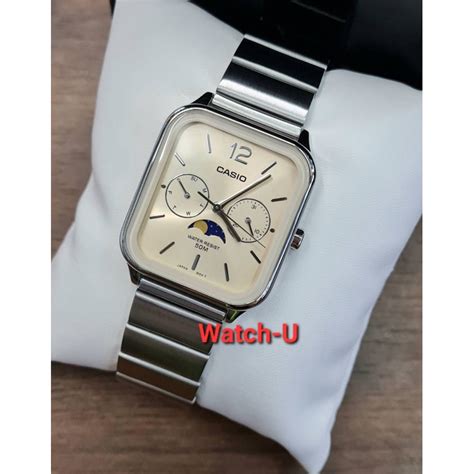 Casio นาฬิกาข้อมือผู้ชาย สายแตนเลส รุ่น Mtp M305d 9a Mtp M305d 9 Shopee Thailand