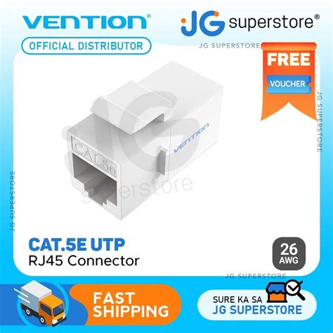 Vention RJ Connector CAT E UTP Keystone Jack Coupler For Network Cable Extension Available
